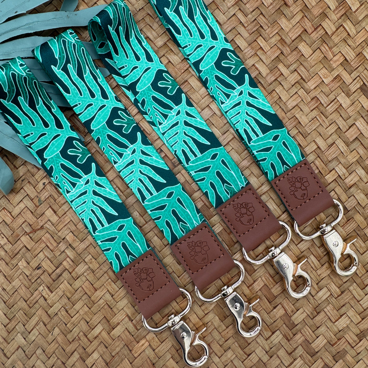 Lei’ohu Wristlet lanyard - Laua'e – LEIOHU DESIGNS